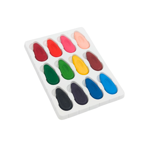 12 Waterdrop Crayons – Easy Grip, Non-Toxic & Washable Coloring Crayons ...