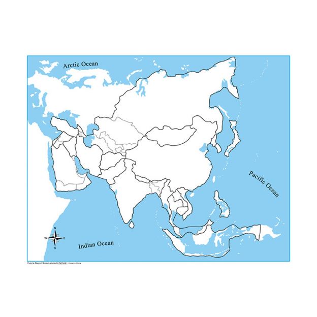 Unlabeled Asia Control Map - PP Plastic – Monte Lion
