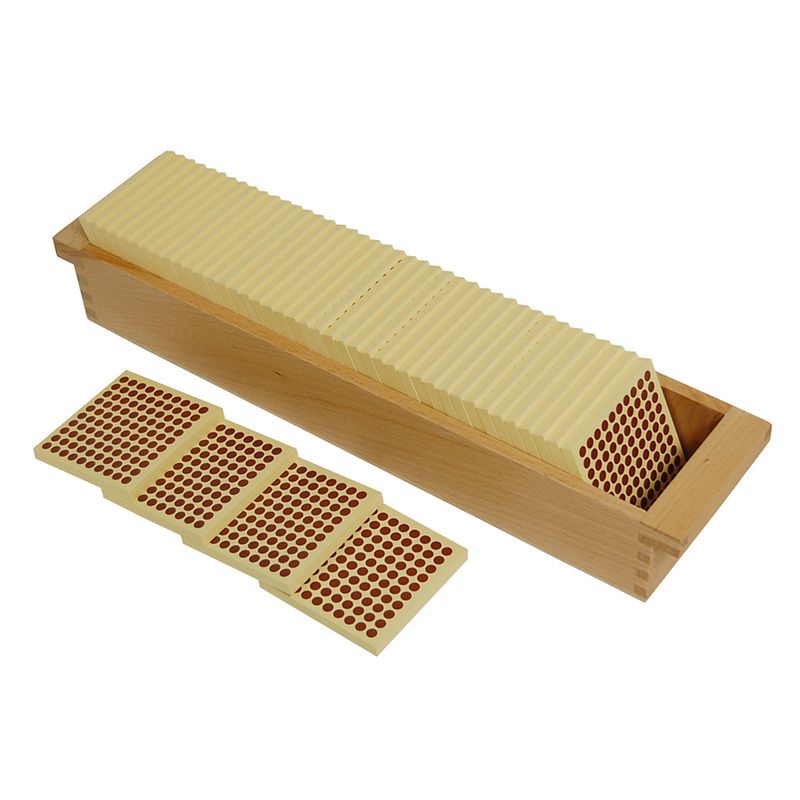 45 Wooden Hundred Squares with Tray – Monte Lion